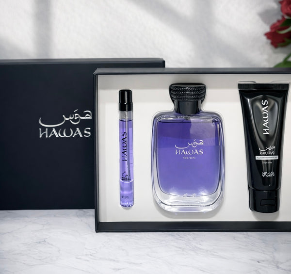 GIFT SET HAWAS for Him Men EDP - By Rasasi – Oriental Aromas Wholesale